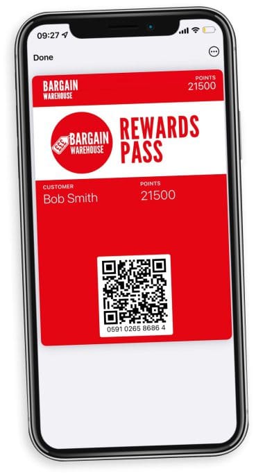 Join Our Rewards Pass | The Bargain Warehouse